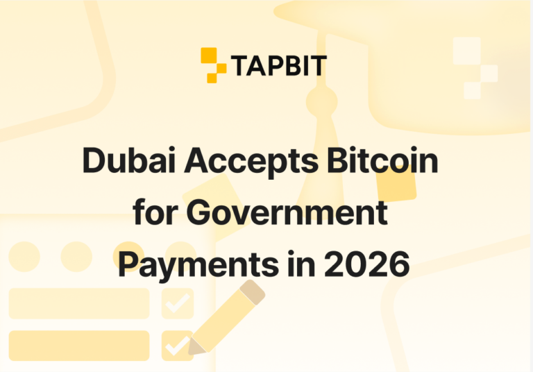 Dubai Accepts Bitcoin for Government Payments in 2026 – What It Means ...